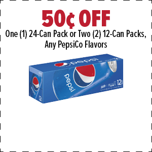 Get Offer | 50¢ OFF One (1) 24-Can Pack or Two (2) 12-Can Packs, Any ...