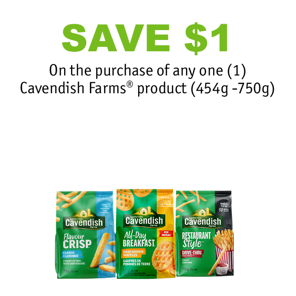 Get Offer | SAVE $1 / Économisez 1 $ On the purchase of any one (1 ...