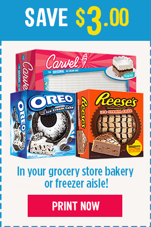 Get Offer | Save $3.00 on any ONE (1) Carvel, Oreo, or Reese’s Ice ...