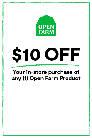 Get Offer | $10 OFF Your In-Store Purchase of One (1) Open Farm Product