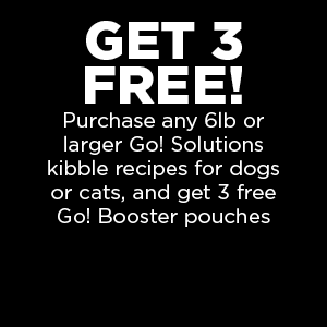 Get Offer | GET 3 FREE! Purchase any 6lb or larger Go! Solutions kibble ...