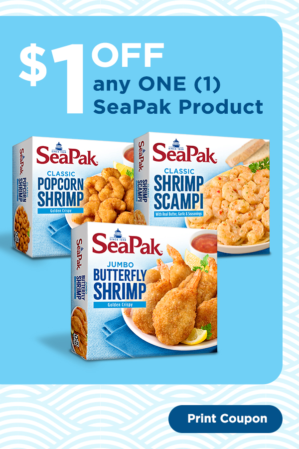 Get Offer | $1.00 OFF any ONE (1) SeaPak product